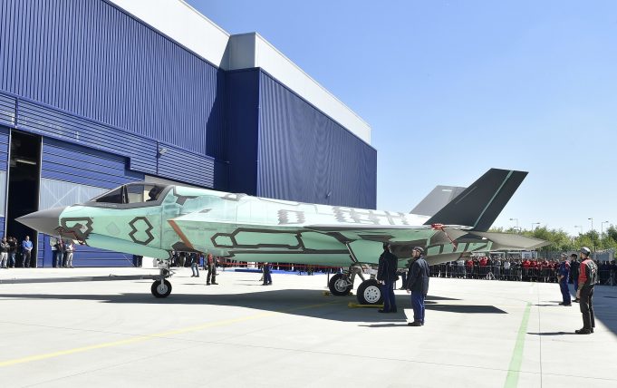 First Italian Built F 35b Rolls Out Of Cameri Production Facility